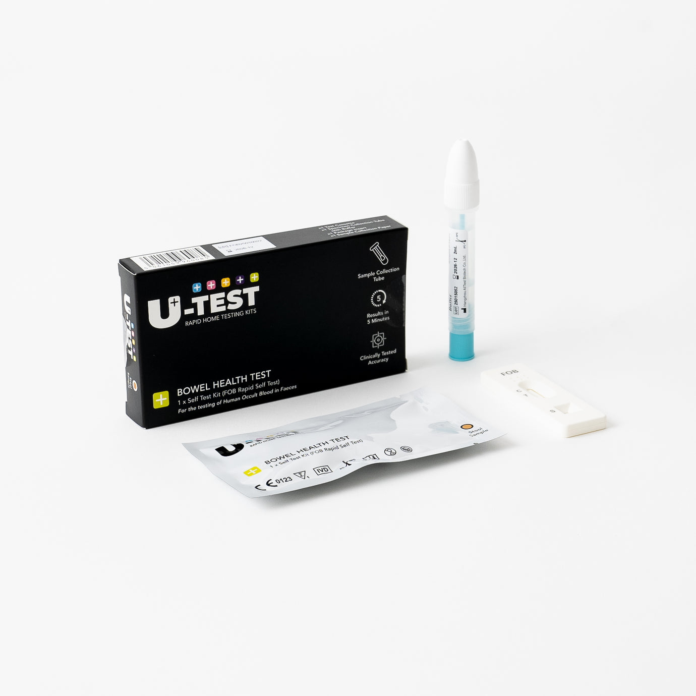Bowel Health Test Kit | At-Home Bowel FOB FIT Screening – U-Test UK
